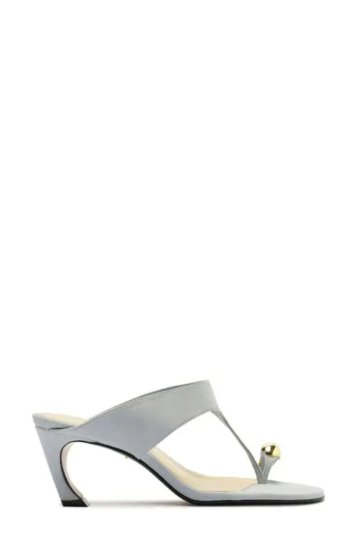 Schutz Maisie Kitten Heel Slide Sandal - Light Azure