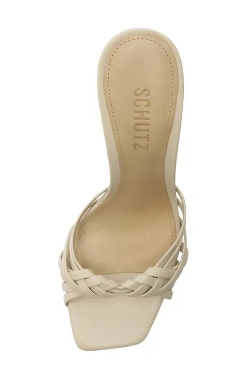 Schutz Tara Leather Mule - Sugar