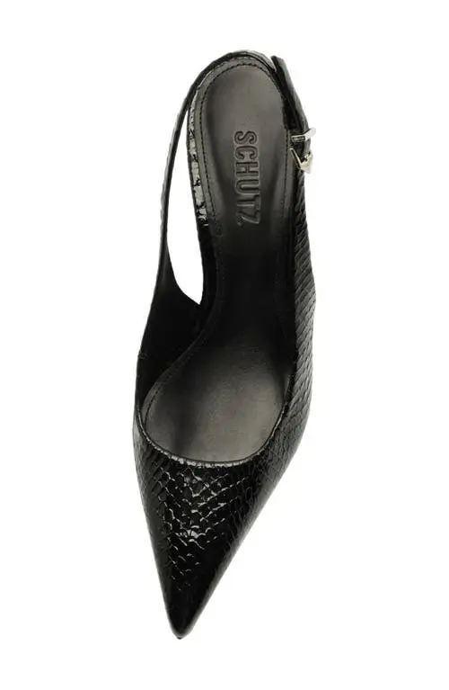 Schutz Paola Slingback Pump - Black