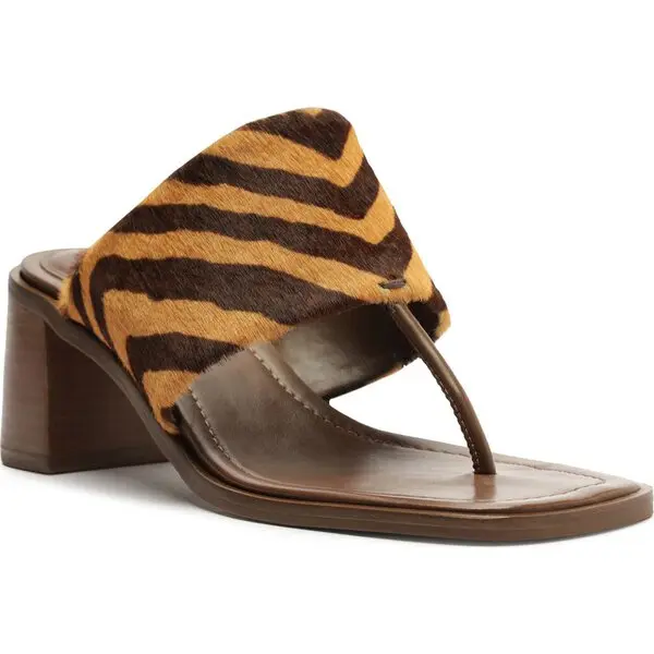 Schutz Martha Flip Flop - Natural/pecan Brown