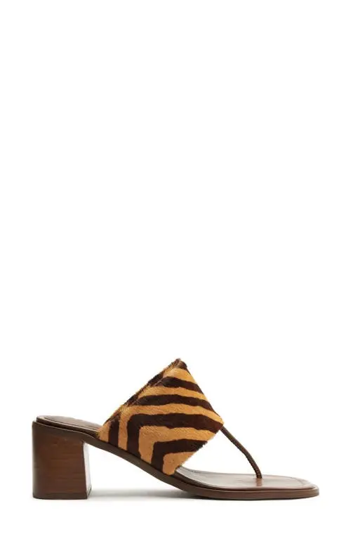Schutz Martha Flip Flop - Natural/pecan Brown