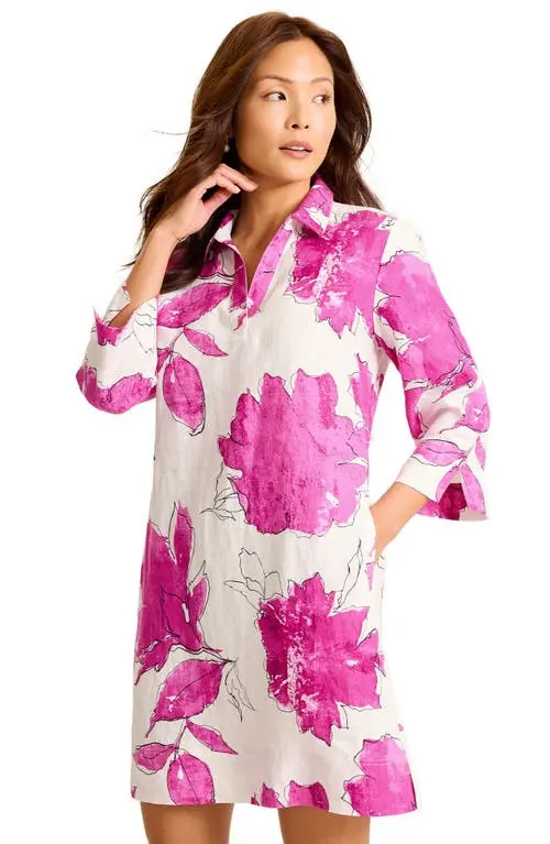 Tommy Bahama Two Palms Linen Cover-up Shift