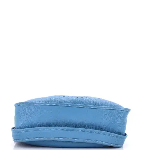 Hermès Evelyne Bag Gen Iii Clemence Gm - Blue