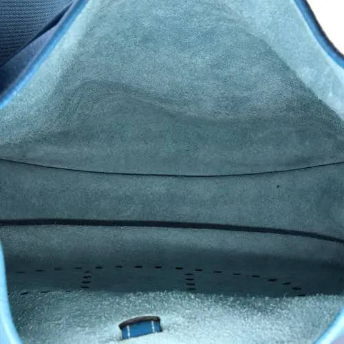 Hermès Evelyne Bag Gen Iii Clemence Gm - Blue