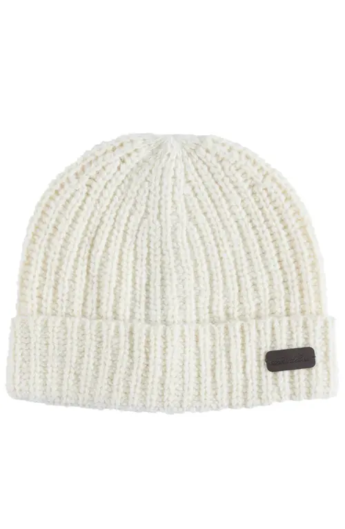 Brooks Brothers Donegal Wool Shaker Rib Beanie - Oatmeal