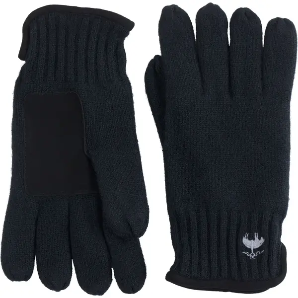 Brooks Brothers Cashmere Blend Gloves With Suede Trim - Black