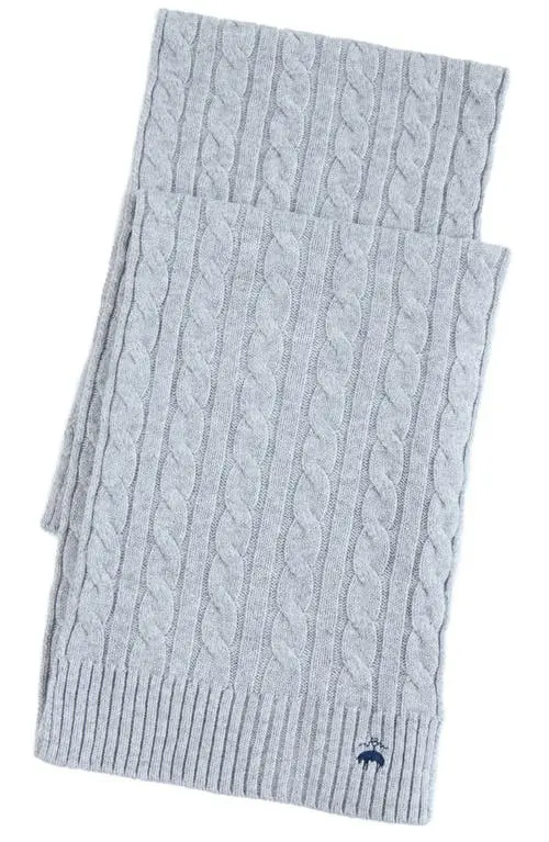 Brooks Brothers Cable-knit Scarf - Red