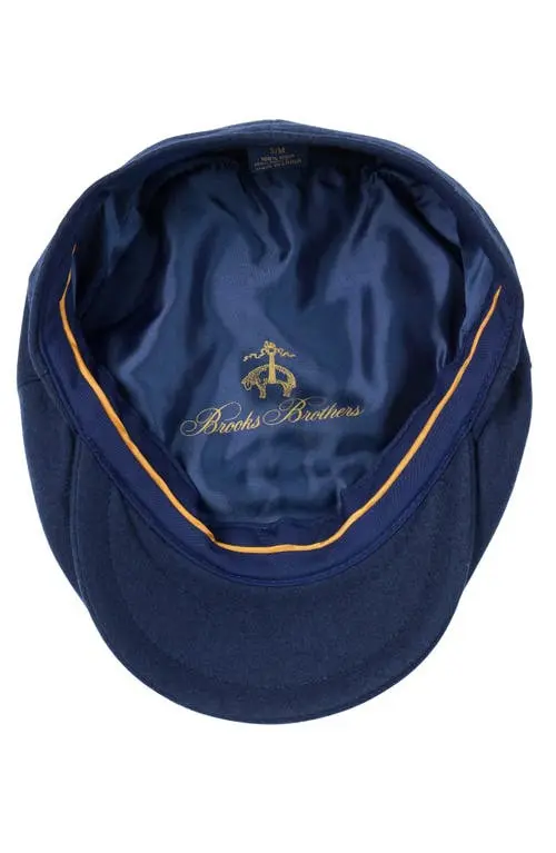 Brooks Brothers Wool Driving Cap - Navy