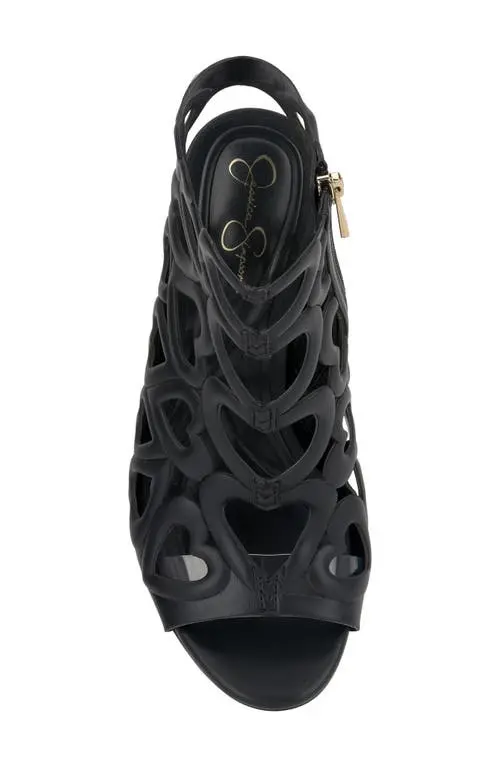 Jessica Simpson Jalina Sandal - Black/clear