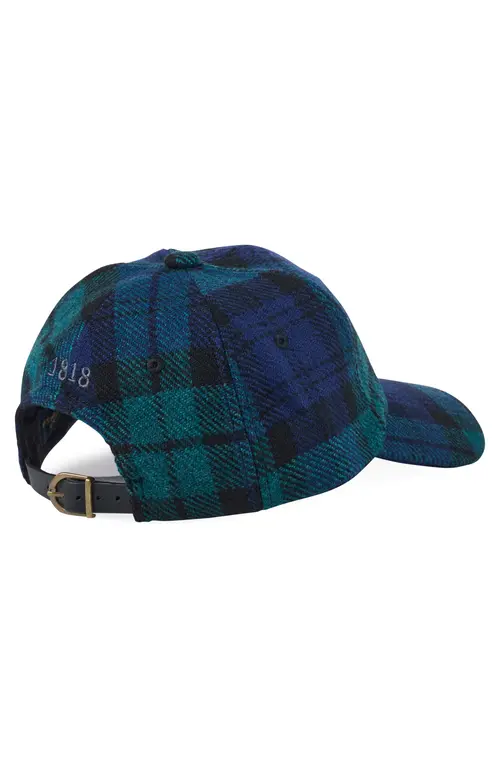 Brooks Brothers Plaid Baseball Cap