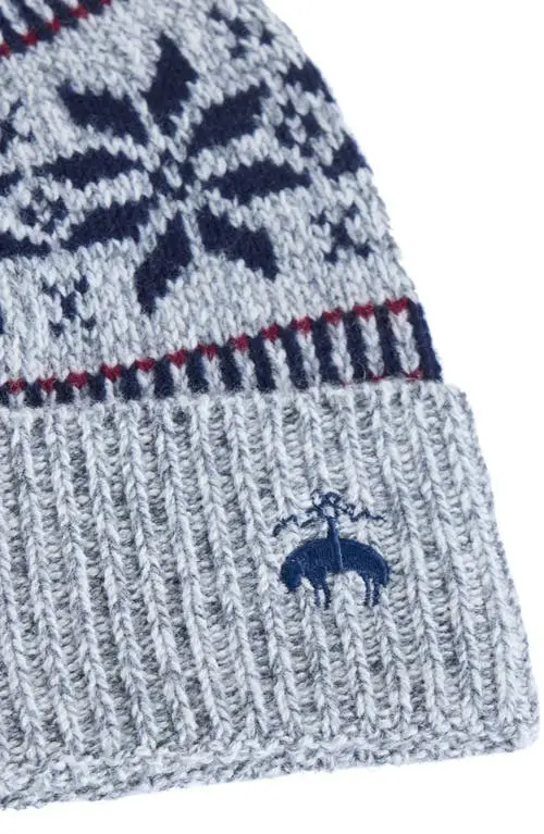 Brooks Brothers Fairisle Wool Beanie