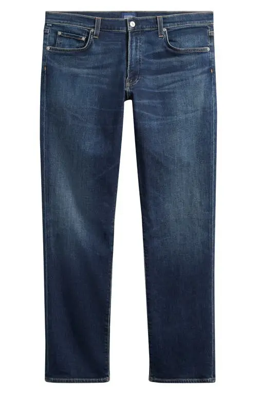 Citizens Of Humanity Gage Slim Straight Stretch Cotton & Cashmere Jeans - Prospect Medium Dark