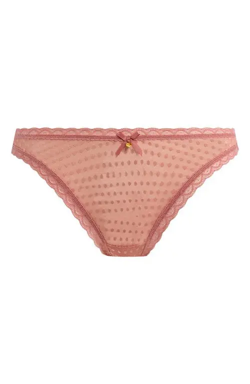 Freya Spot Bikini Briefs - Ash Rose