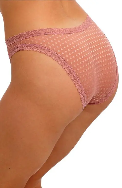 Freya Spot Bikini Briefs - Ash Rose