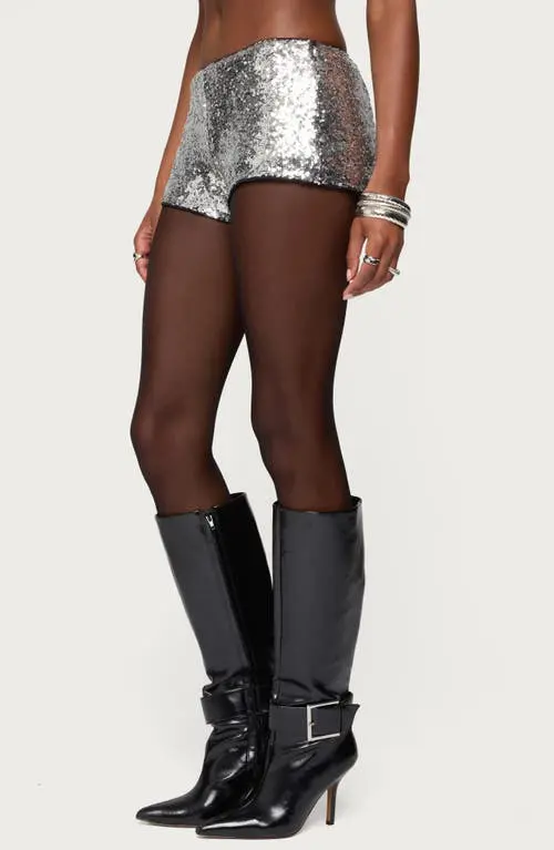 EDIKTED Sequin Shorts