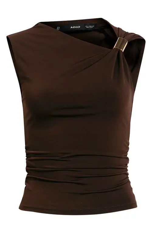 Mango Asymmetric Sleeveless Top