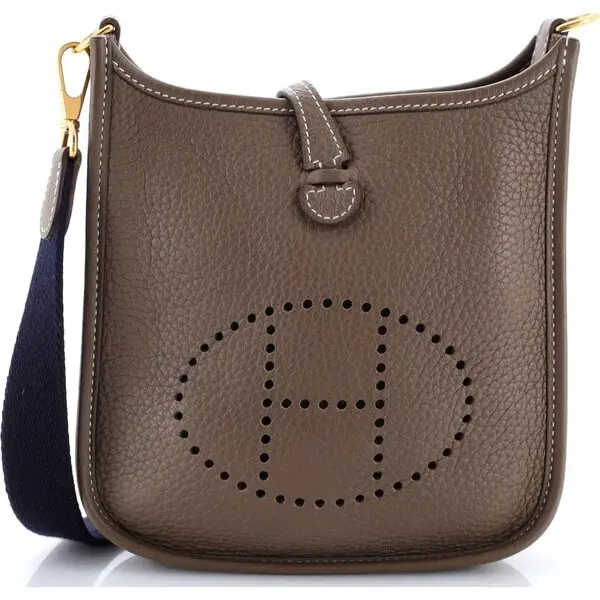 HERMES Evelyne Bag Gen Iii Clemence Tpm - Etoupe