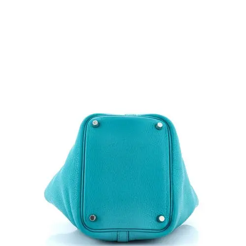 Hermès Picotin Lock Bag Clemence Pm - Blue