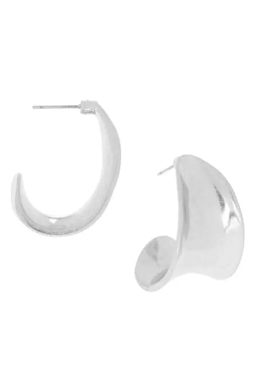 MARLYN SCHIFF Camilla Hoop Earrings - Silver