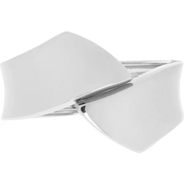 MARLYN SCHIFF Alexandra Overlap Cuff Bracelet - Silver