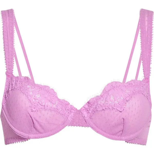 Free People Fiona Underwire Lace Demi Bra - First Bloom