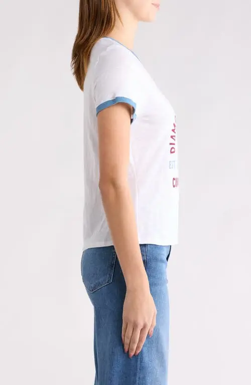 Cinq À Sept Diamond Cross Ranch Graphic T-shirt