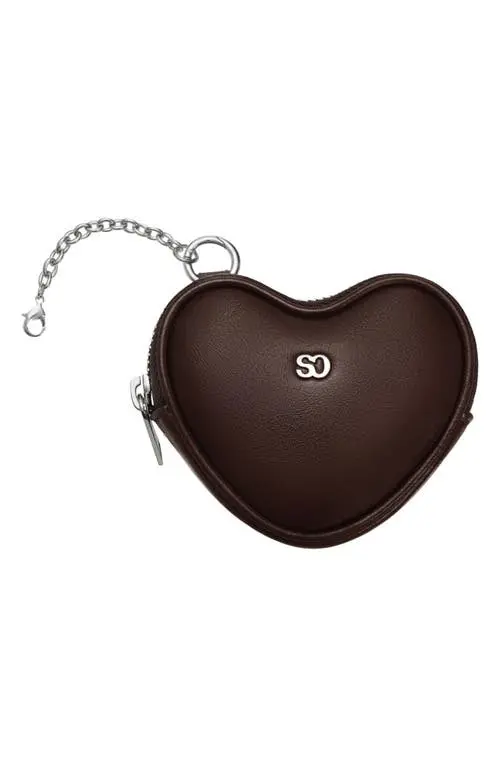 STAND OIL Heart Airpod Key Chain - Marron