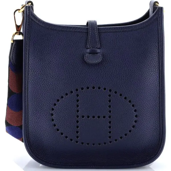 HERMES Evelyne Tpm Crossbody - Bleu Saphir