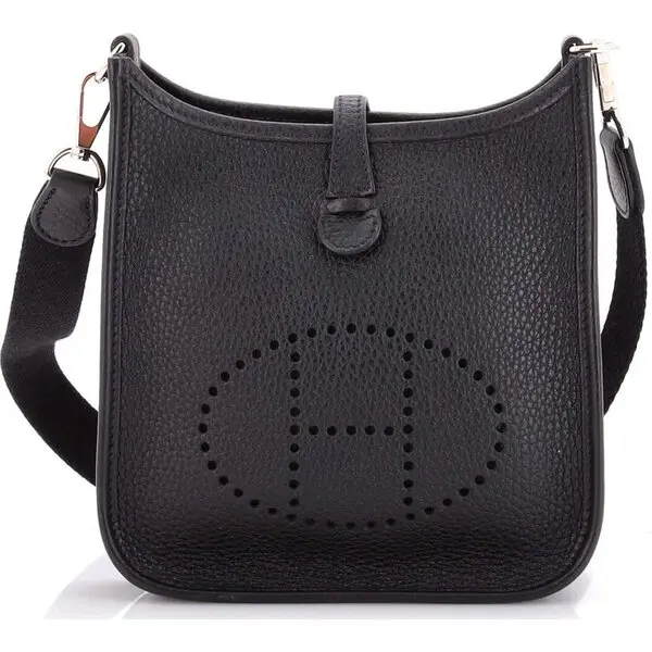 Hermès Evelyne Bag Gen Iii Clemence Tpm - Black