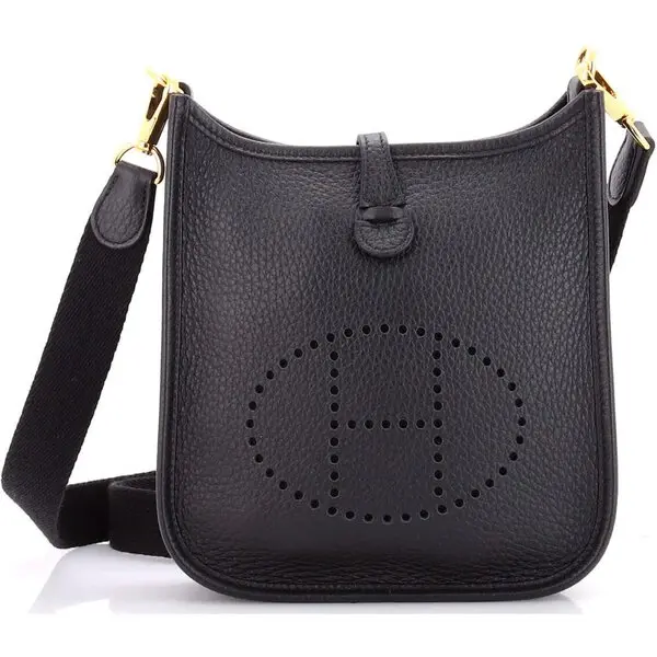 Hermès Evelyne Bag Gen Iii Clemence Tpm - Noir