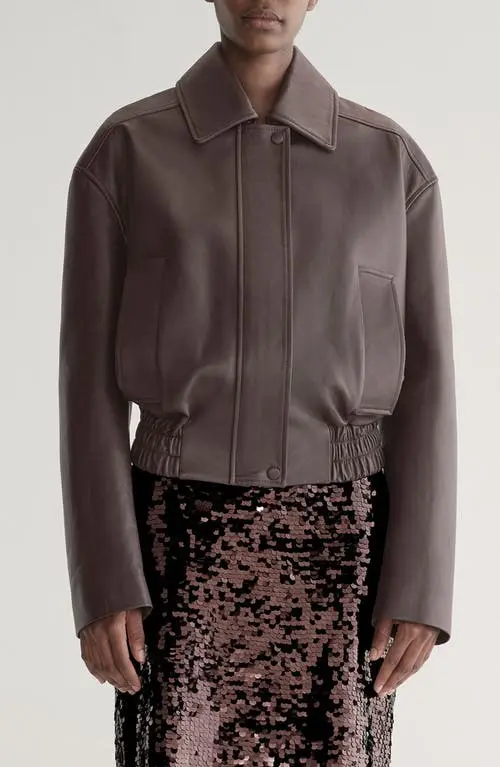 A.L.C. Otto Leather Jacket - Bordeaux