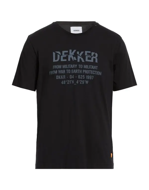 DEKKER T-shirt Size Cotton - Black
