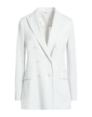 CIRCOLO 1901 Cotton-blend Double-breasted Blazer - Blue