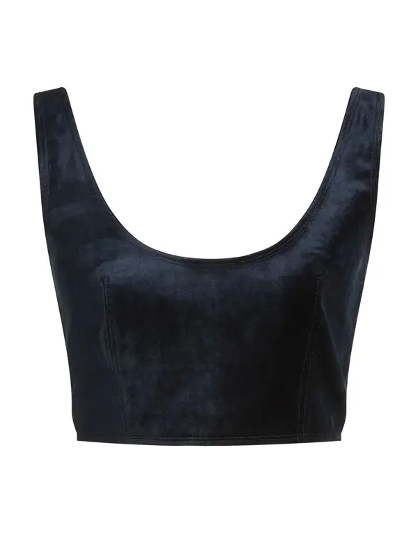 FORTE_FORTE Velvet Crop Top