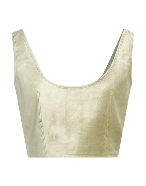 FORTE_FORTE Velvet Crop Top