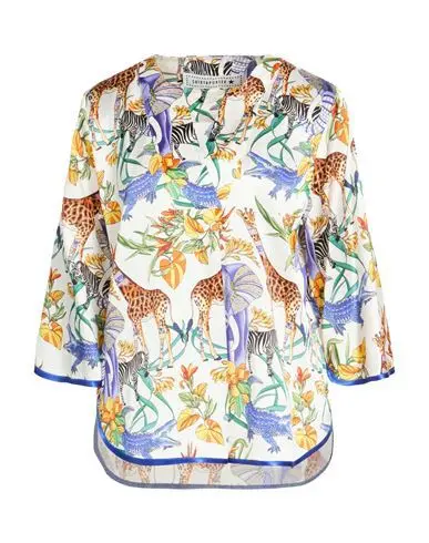 SHIRTAPORTER Multicolor Top - White