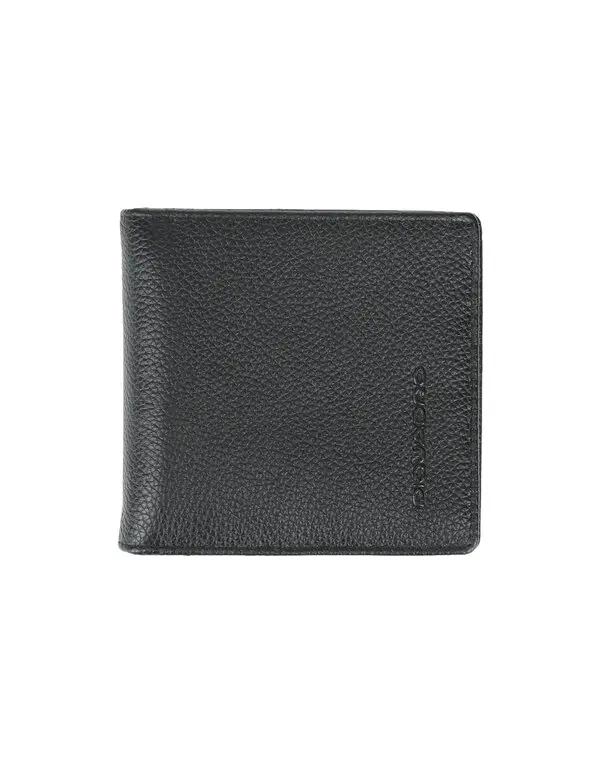 PIQUADRO Wallet Bovine Leather - Black