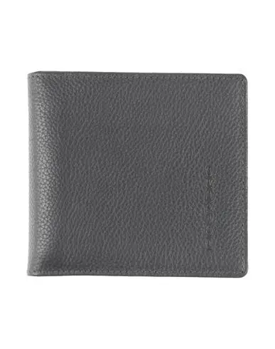 PIQUADRO Wallet Lead Bovine Leather - Grey