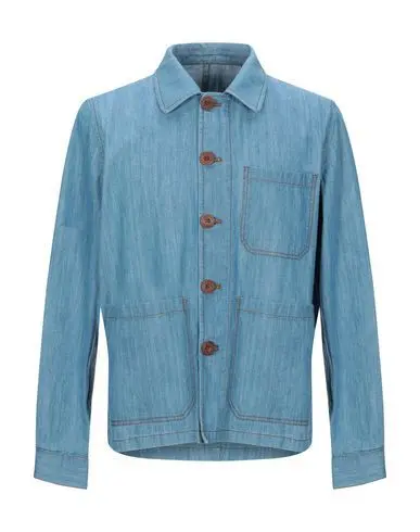 LARDINI Denim Outerwear Size Cotton - Blue