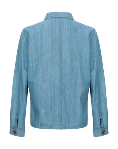 LARDINI Denim Outerwear Size Cotton - Blue