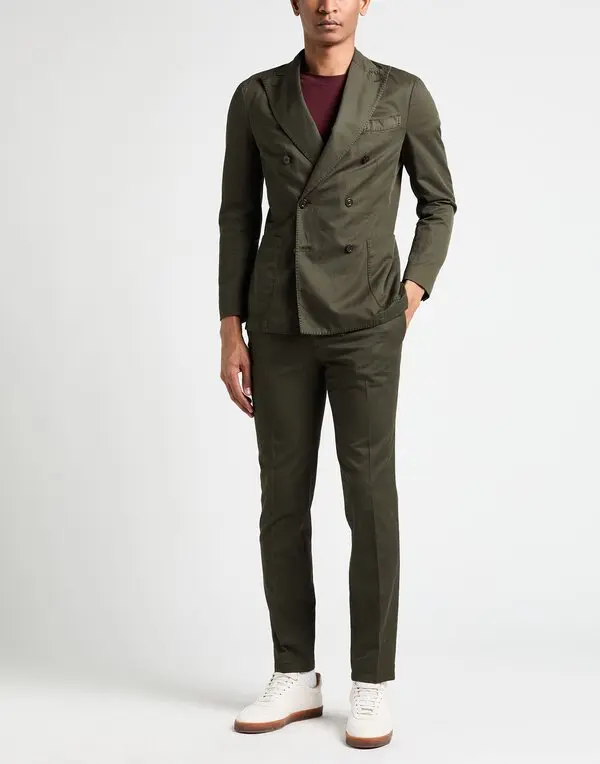 Boglioli Suit Size Cotton, Linen, Elastane