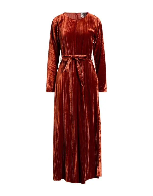 FORTE_FORTE Maxi Dress In Viscose And Polyamide - Red