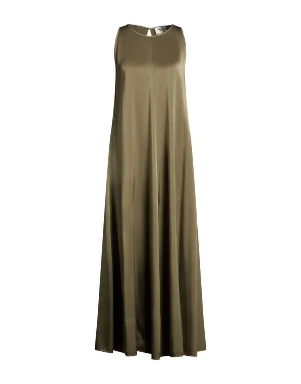 Forte_forte Maxi Flared Dress In Green - 38% Off | Editorialist
