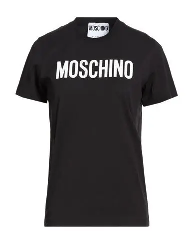 Moschino Couture Logo Cotton T-shirt - Black