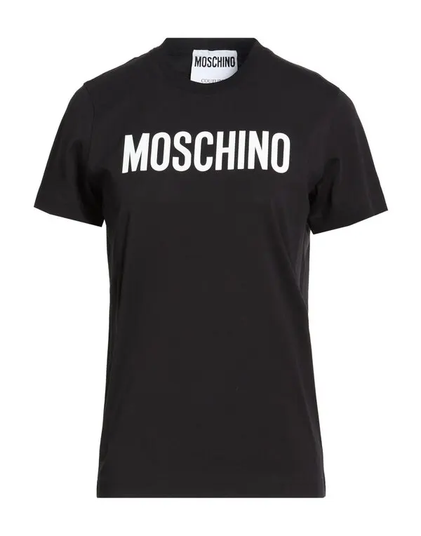 Moschino Couture Logo Cotton T-shirt - Black