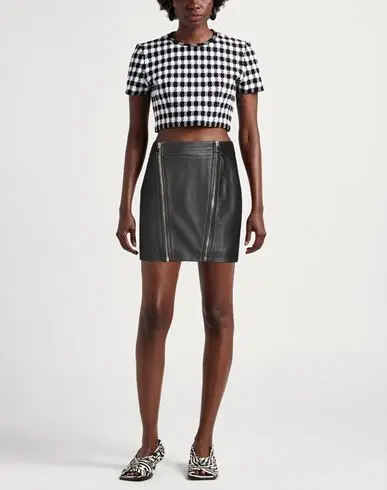 Pinko Mini Sheepskin Pencil Skirt