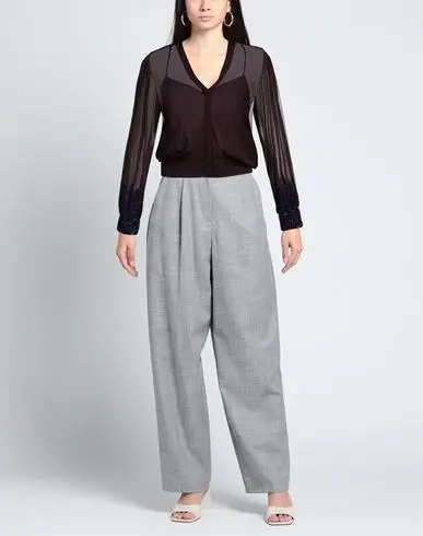 FORTE_FORTE Georgette Appliqued Shirt - Purple