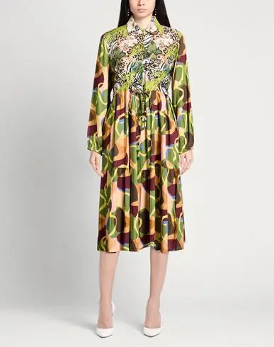 CONNOR & BLAKE Floral-print Twill Midi Shirt Dress