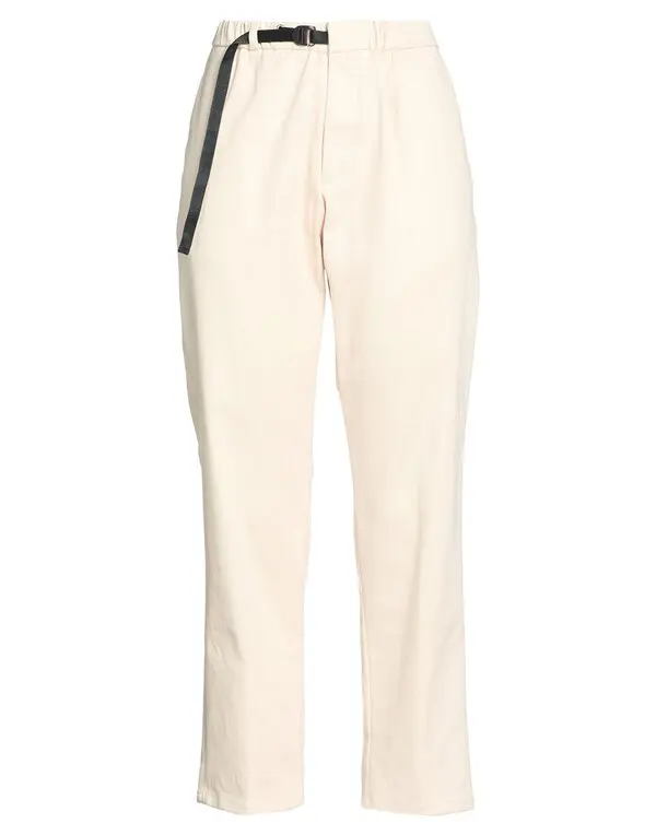 WHITE SAND Tapered Gabardine Pants