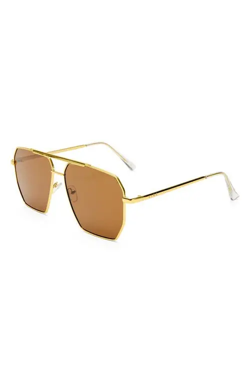 AIRE Asteroide Square Sunglasses - Bright Gold